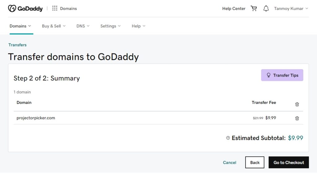 How to Transfer a Domain Name from Namecheap to GoDaddy?